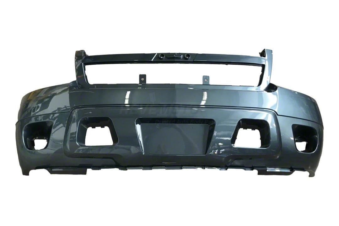 Tahoe Replacement Aftermarket Front Bumper; Stealth Gray Metallic (07 ...