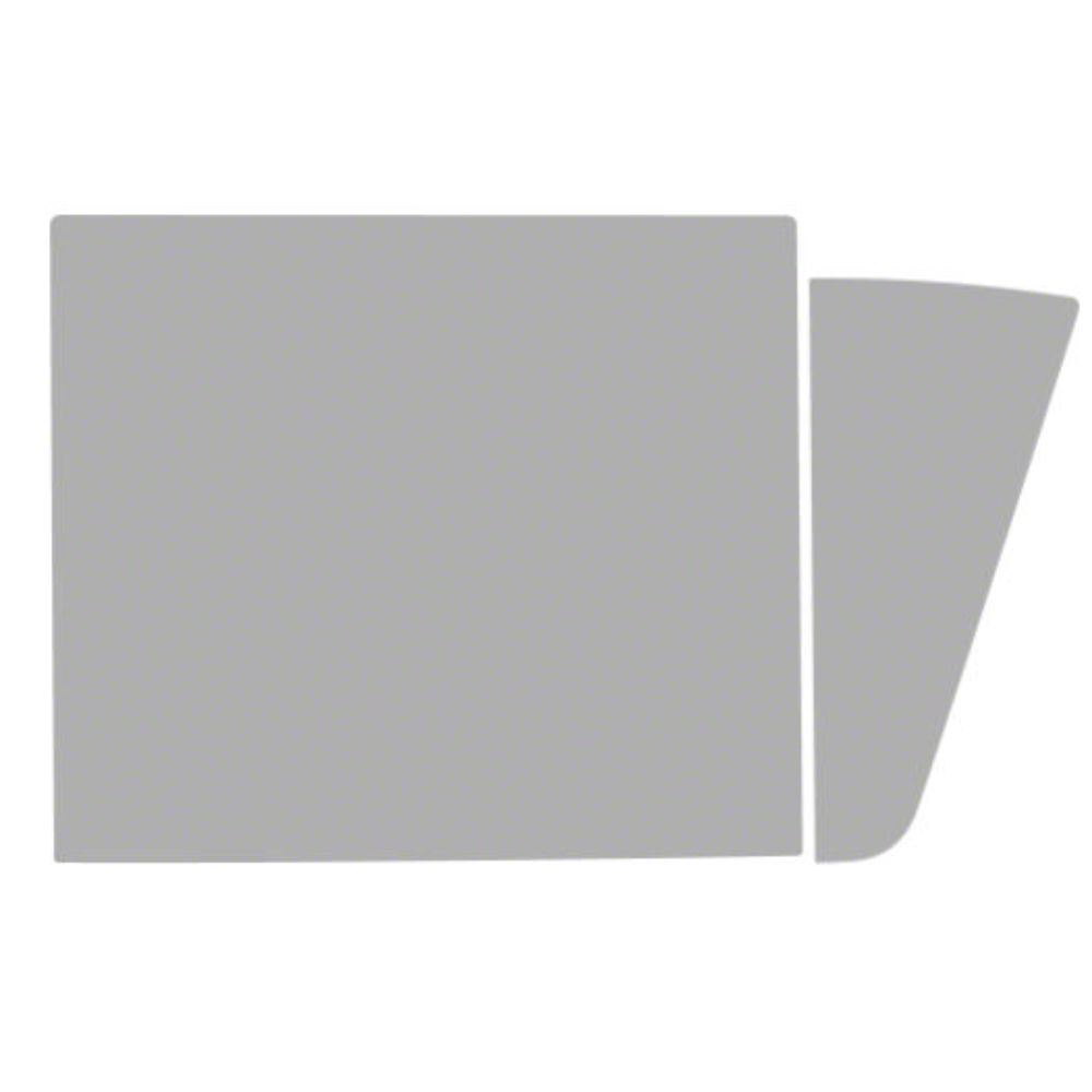 Tahoe Window Tint Pre-Cut Kit; Rear Driver Side Roll-up and Door; 25% ...