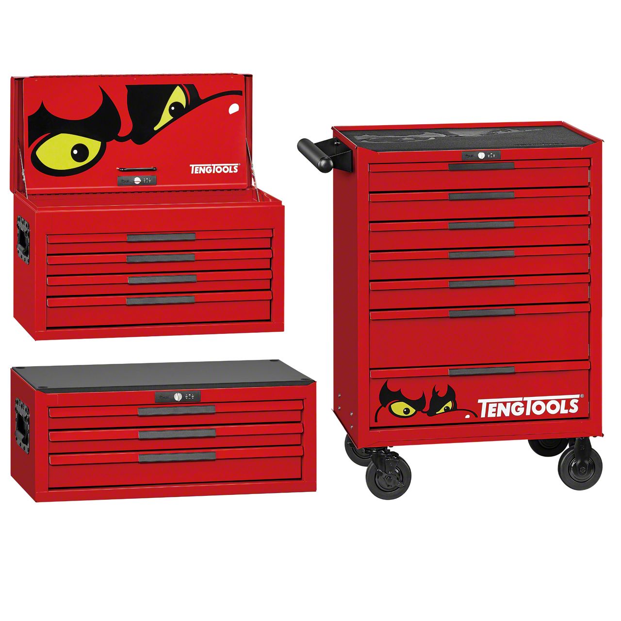 Teng Tools Universal AT 26-Inch PRO35 14-Drawer Service Hand Tool Kit ...