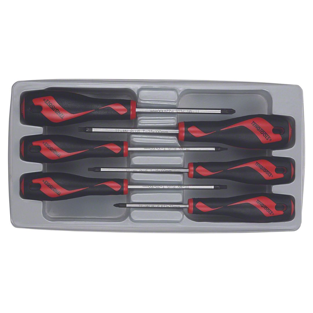 Teng Tools Universal AT PZ, TX Screwdriver Set; 6-Piece TEN-O-MD906N2 ...
