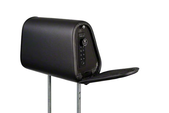 The Headrest Safe Co. Sierra 2500 Headrest Safe; Driver Side; Black ...