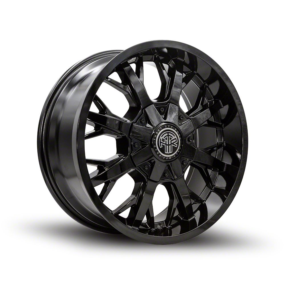 Thret Offroad F-250 Super Duty Vulcan Gloss Black 8-Lug Wheel; 17x9 ...