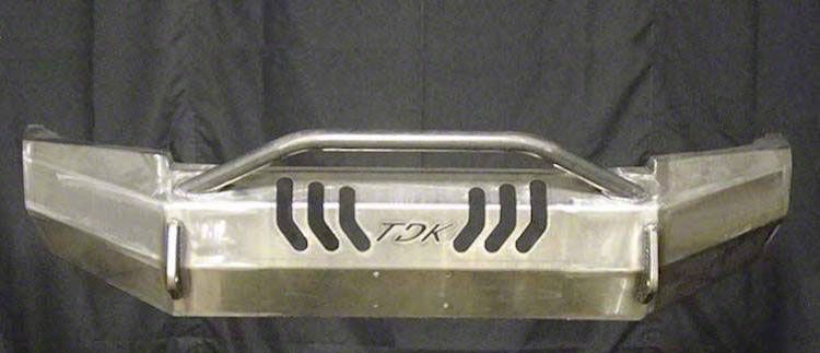 Throttle Down Kustoms F-150 Push Bar Front Bumper; Bare Metal ...