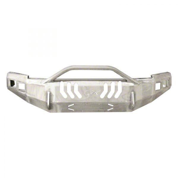 Throttle Down Kustoms RAM 3500 Push Bar Front Bumper; Bare Metal ...