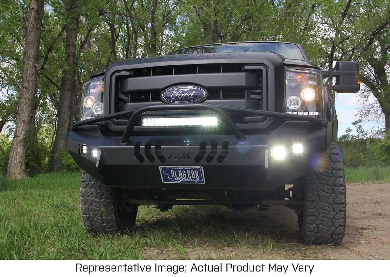 Throttle Down Kustoms F-250 Super Duty Pre-Runner Front Bumper; Bare ...
