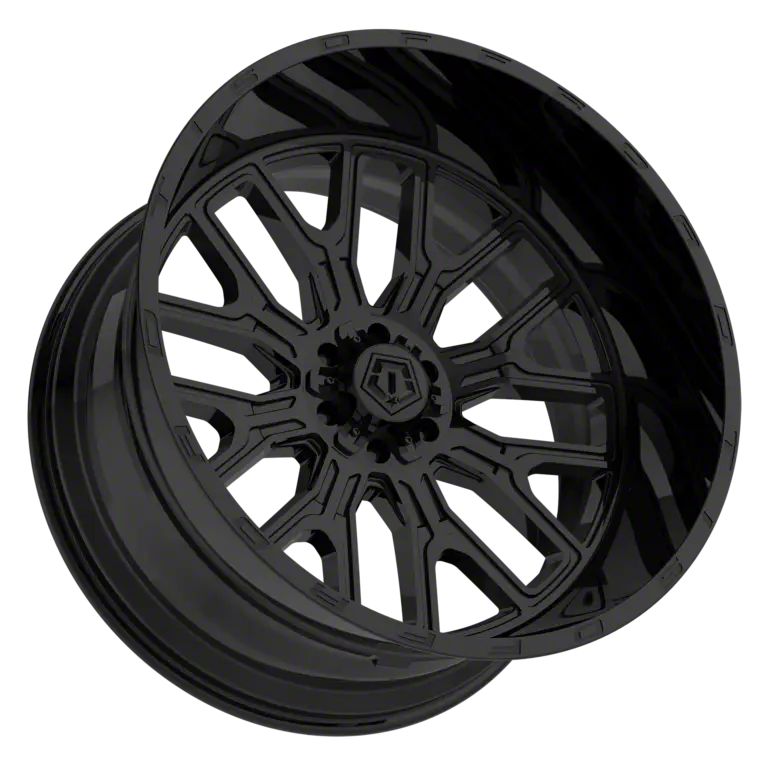 TIS Sierra 2500 560 Gloss Black 8-Lug Wheel; 20x9; 18mm Offset A279662 ...
