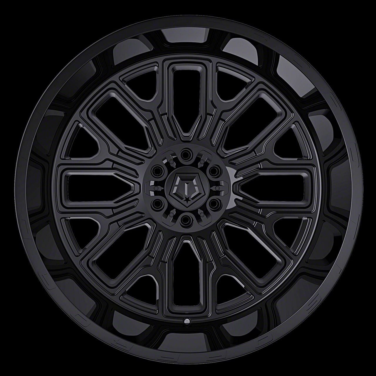 TIS Sierra 3500 560 Gloss Black 8-Lug Wheel; 18x9; 18mm Offset A281378 ...