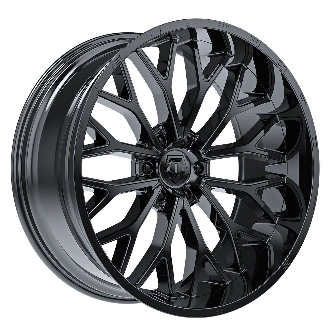 TIS Silverado 1500 565 Gloss Black 6-Lug Wheel; 20x9; 0mm Offset ...