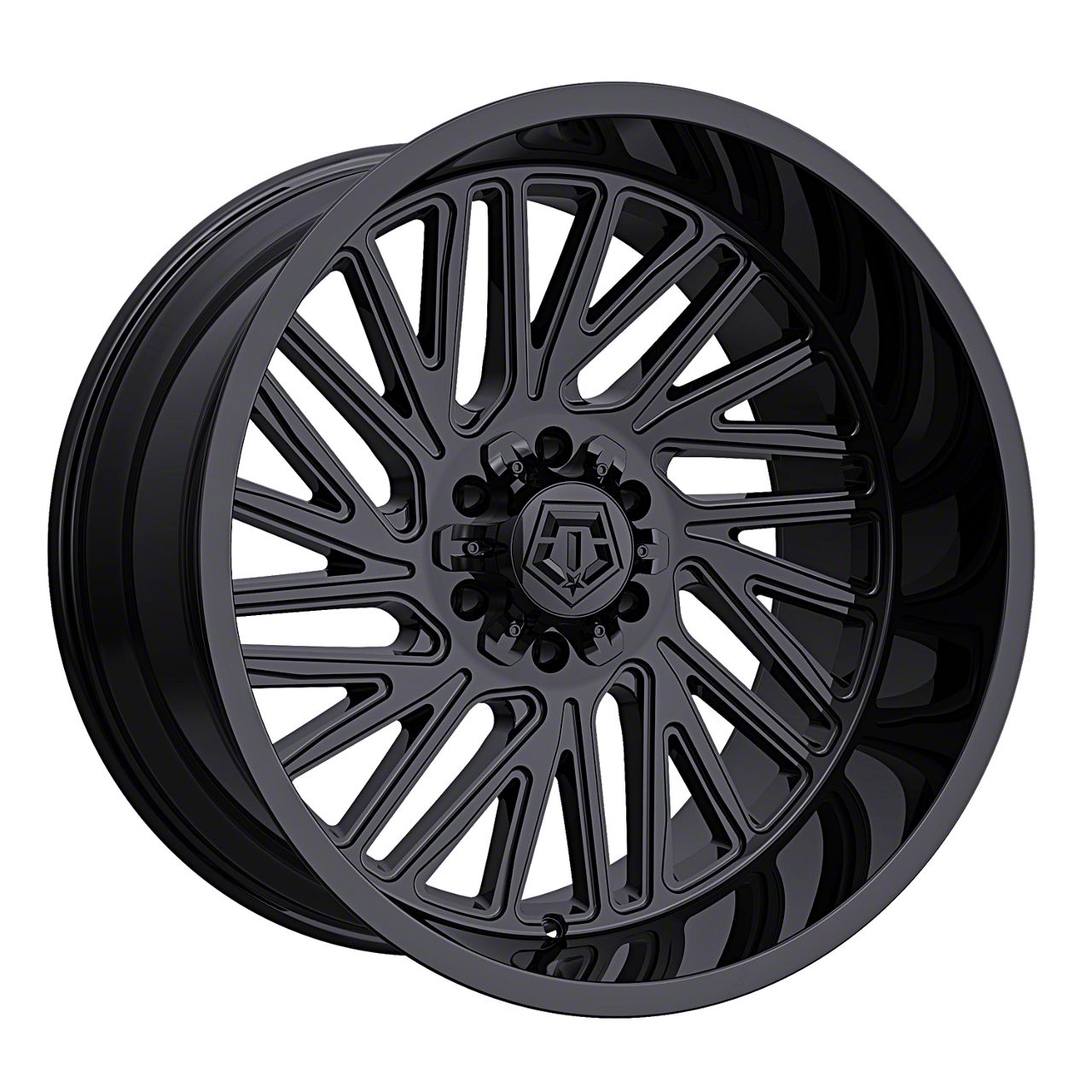 TIS Tahoe 553 Gloss Black 6-Lug Wheel; 20x9; 18mm Offset A273052 (07-14 ...