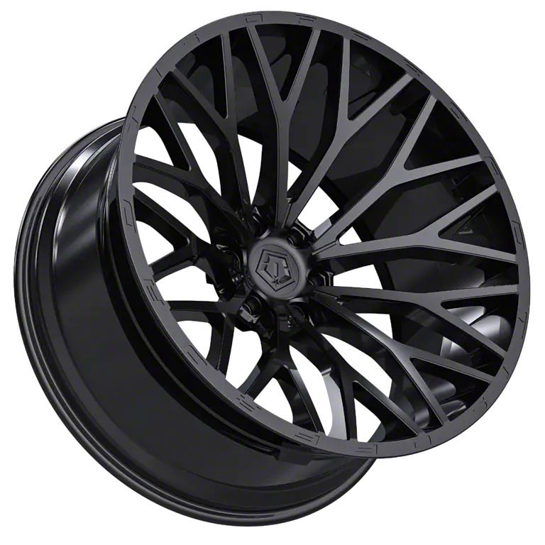 TIS F-250 Super Duty 566 Gloss Black 8-Lug Wheel; 20x12; -44mm Offset ...