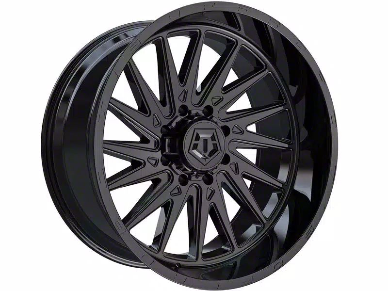 TIS Ranger 547B Gloss Black 6-Lug Wheel; 22x12; -44mm Offset A258298 ...