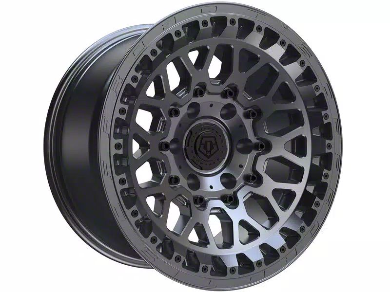 TIS Ranger 555A Satin Anthracite 6-Lug Wheel; 17x9; -12mm Offset ...