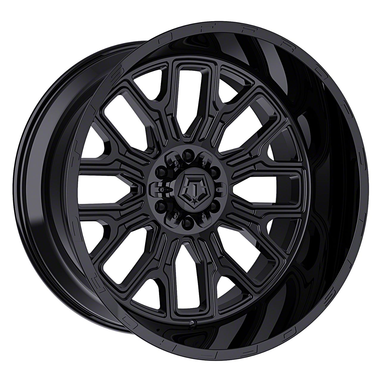 TIS Ranger 560 Gloss Black 6-Lug Wheel; 24x14; -76mm Offset A261793 (24 ...