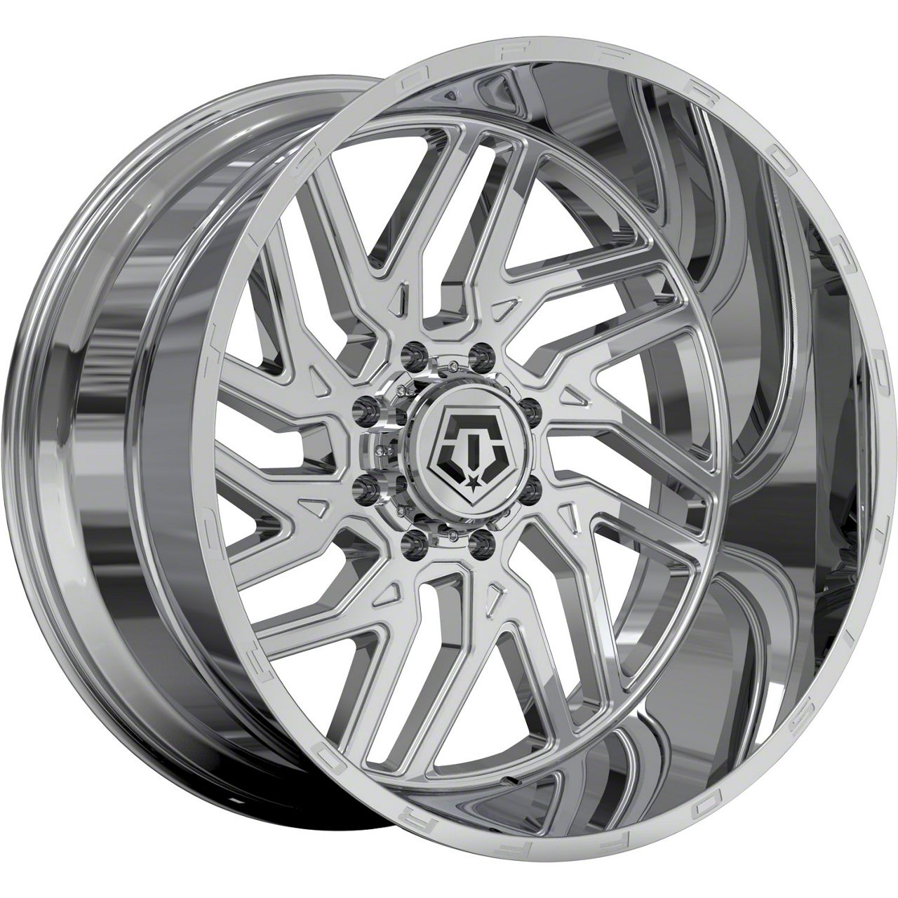TIS Sierra 1500 544C Chrome 6-Lug Wheel; 22x12; -44mm Offset A238090 ...