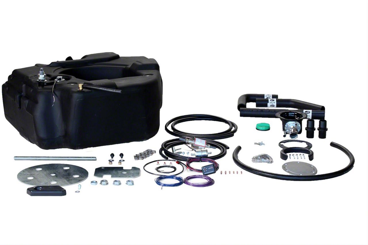 Titan Fuel Tanks F-350 Super Duty Spare Tire Auxiliary Fuel Tank System ...