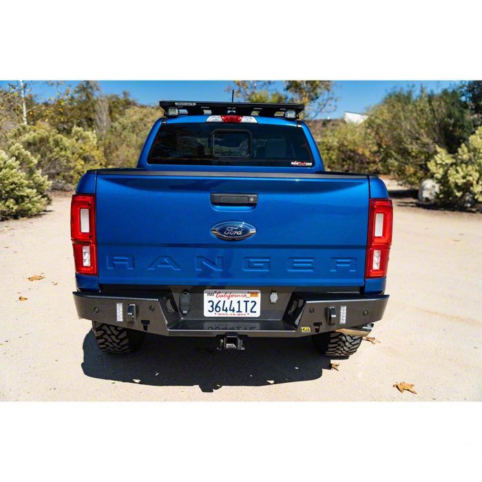TJM Ranger Protection Rear Bumper; Black 081ST37A22M (19-23 Ranger ...