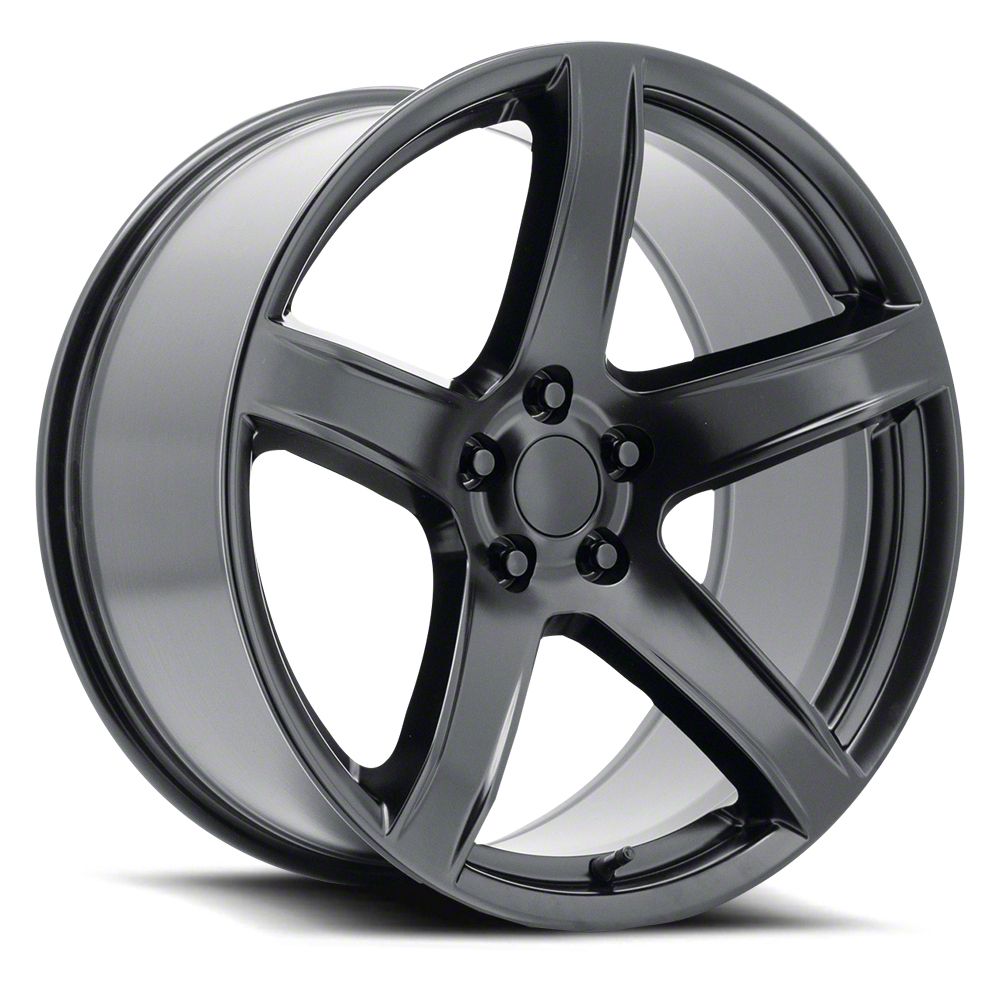 RAM 1500 2018 Hellcat Satin Black 5-Lug Wheel; 22x10; 18mm Offset (09 ...