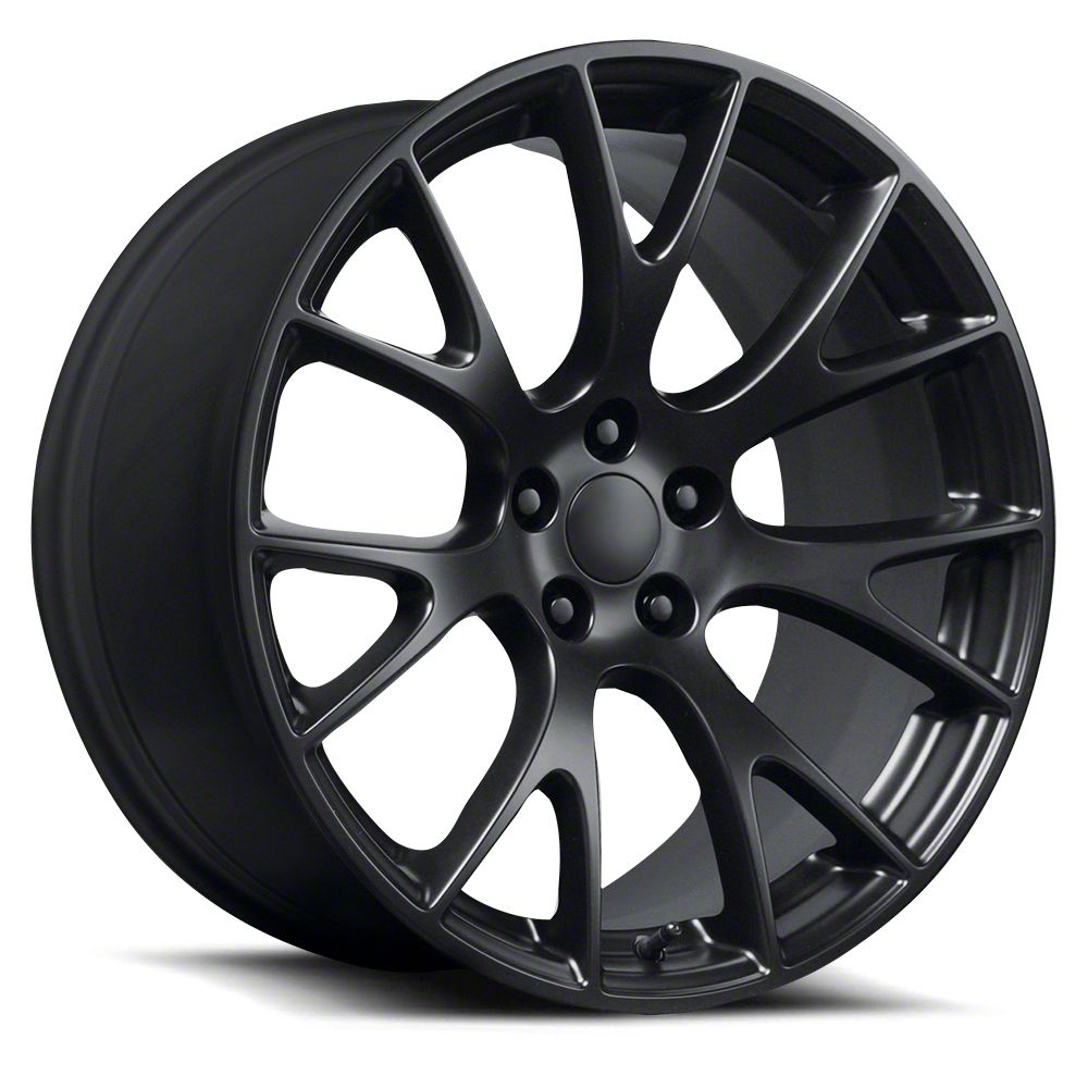 RAM 1500 Hellcat Satin Black 5-Lug Wheel; 20x9.5; 18mm Offset (09-18 ...