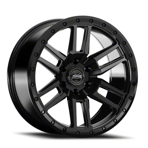 Torque Wheels F-250 Super Duty TW411C Pritchett Satin Black 8-Lug Wheel ...