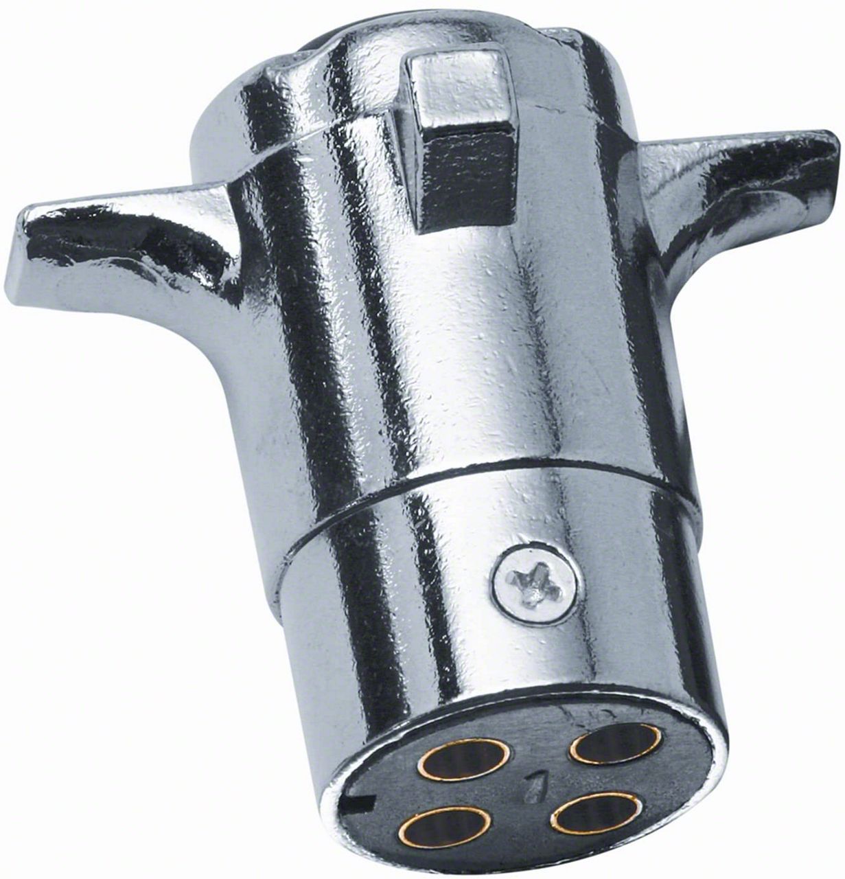 RAM 2500 4-Way Round Connector; Trailer End; Metal