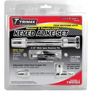 Trimax Locks Canyon 5/8-Inch x 3-1/2-Inch Receiver Lock and Adjustable ...