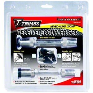 Trimax Locks Ranger 5/8-Inch x 2-3/4-Inch Receiver Lock and 2-1/2-Inch ...