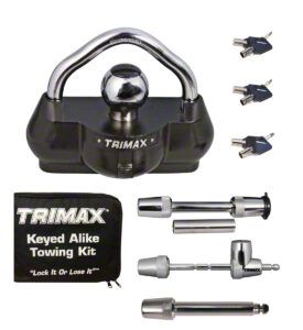Trimax Locks Ranger Coupler Lock, Receiver Lock and Receiver Pin Towing ...