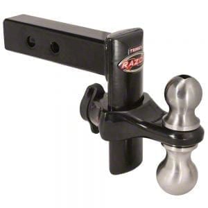 Trimax Locks Yukon 2-Inch Receiver Adjustable Dual Ball Mount with 2 ...