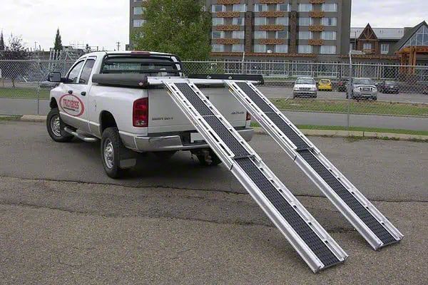 TruckBoss USA Universal AT Bed Deck System Gen II Skinny Ramps; 10-Foot ...