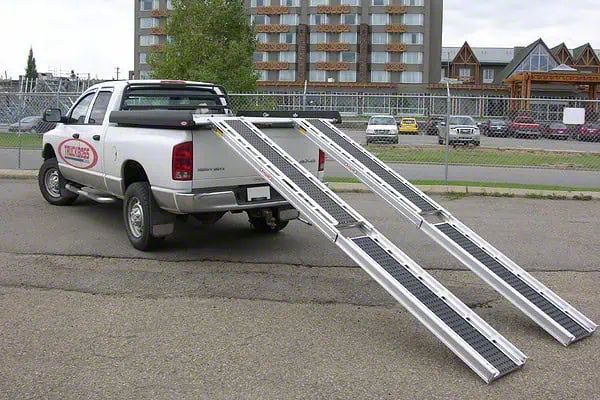 TruckBoss USA Universal AT Bed Deck System Gen II Skinny Ramps; 12-Foot ...