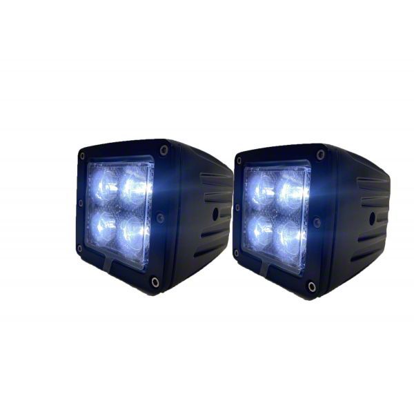 Universal AT BLACKED OUT Series 3-Inch Cube LED Lights (Universal; Some ...