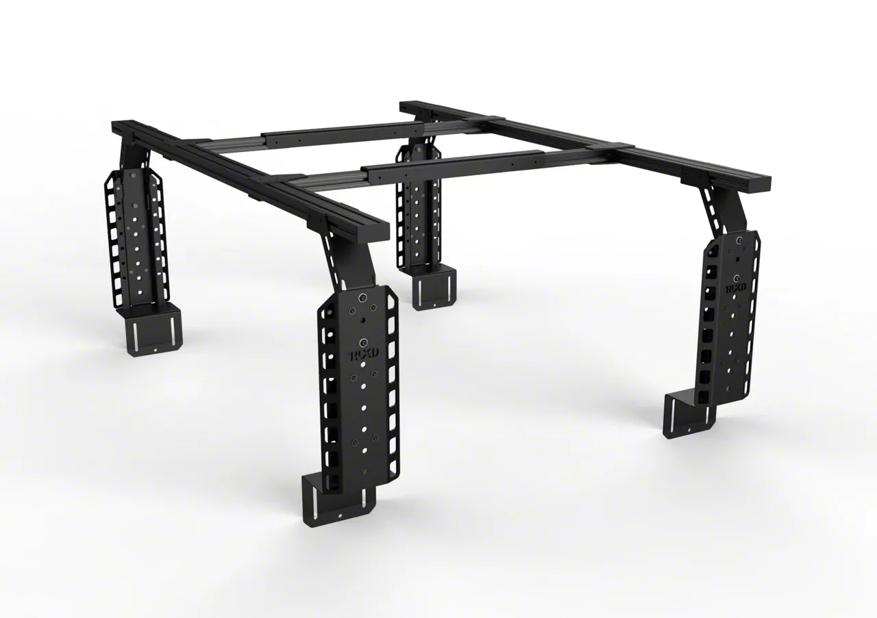 TRUKD Ranger 24.50-Inch V2 Truck Bed Rack with T-Slot Attachment; Black ...