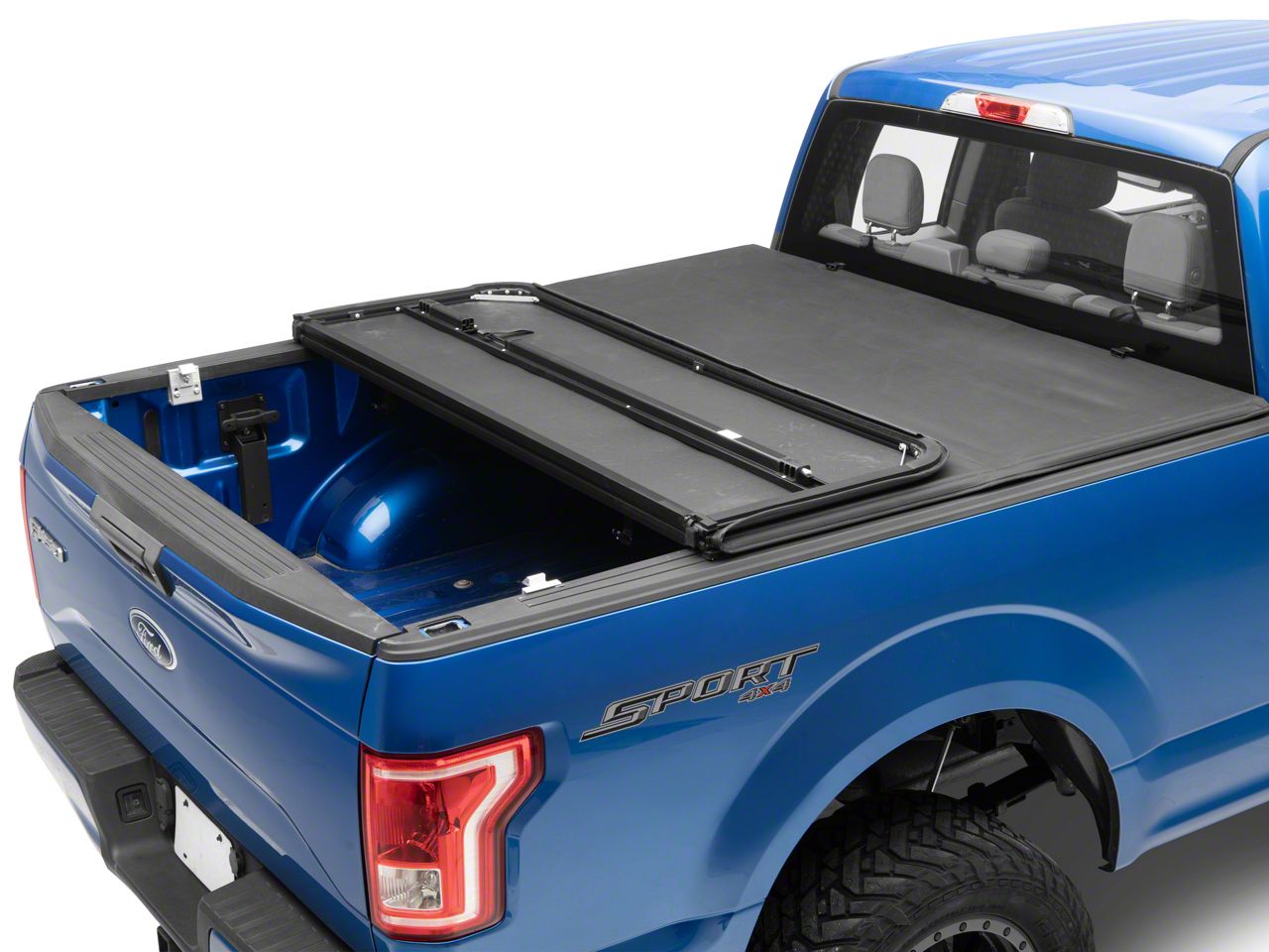 TruShield F-150 Premium EZ Hard Fold Tonneau Cover T619855 (15-26 F-150 w/ 5-1/2-Foot & 6-1/2 ...