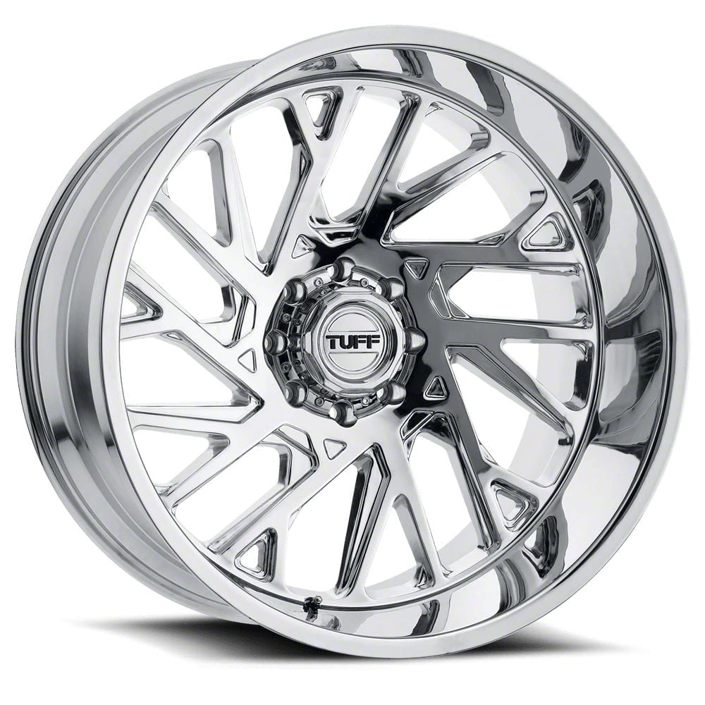 Tuff A.T. Silverado 1500 T4B Chrome 6-Lug Wheel; Left Directional ...