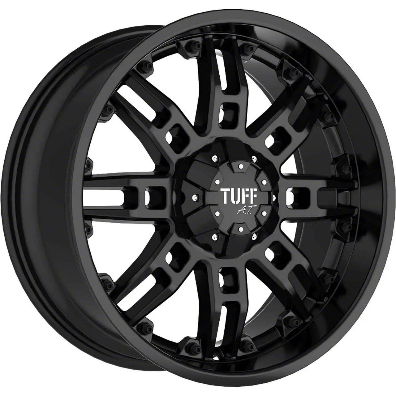 Tuff A.T. F-150 T-13 Satin Black 6-Lug Wheel; 22x9.5; 25mm Offset ...