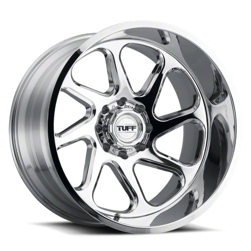 Tuff A.T. F-350 Super Duty T2B Chrome 8-Lug Wheel; Right Directional ...