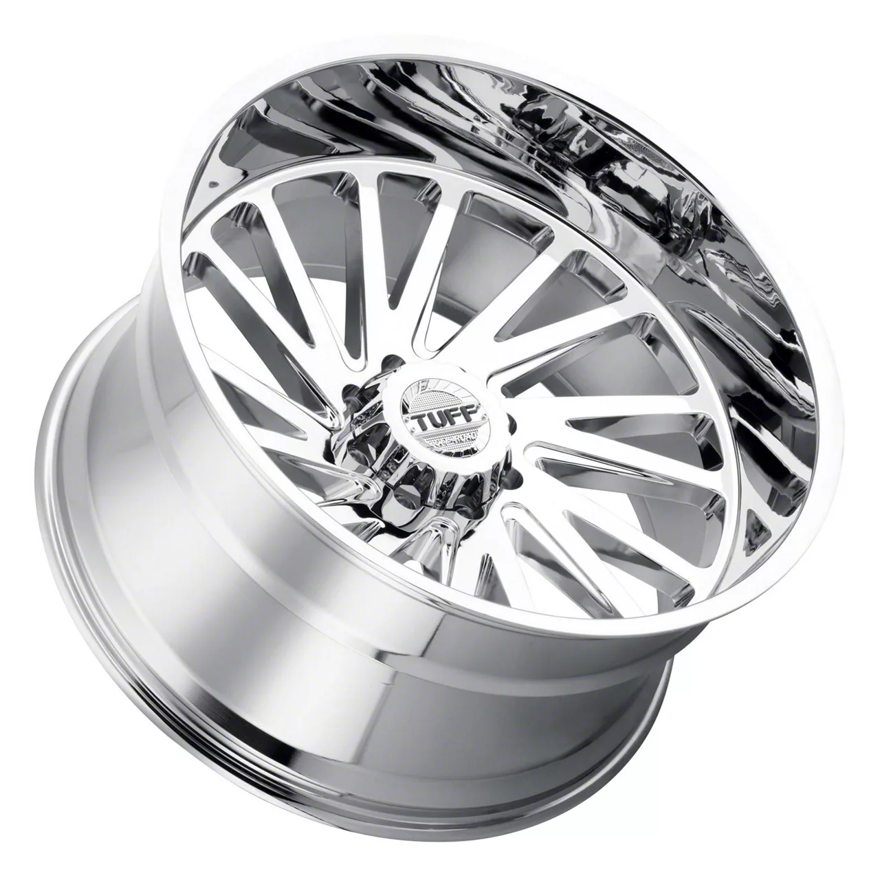 Tuff A.T. Sierra 1500 T2A Chrome 6-Lug Wheel; 20x12; -45mm Offset ...