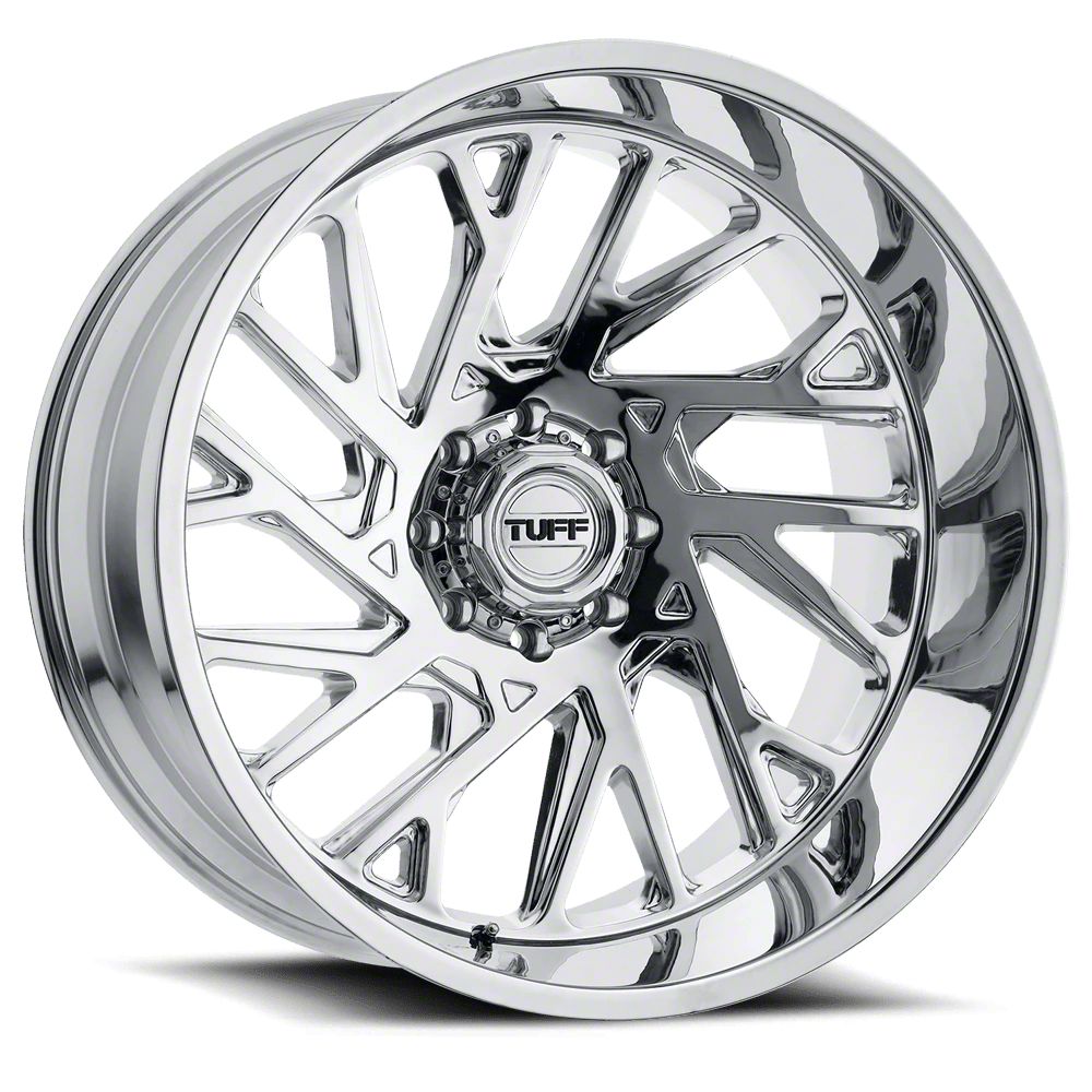 Tuff A.T. Sierra 3500 T4B Chrome 8-Lug Wheel; 22x12; -45mm Offset ...