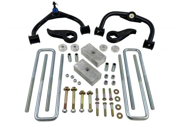 Tuff Country Silverado 2500 3-Inch Suspension Lift Kit with Rear Shock Extension Brackets 13015 ...