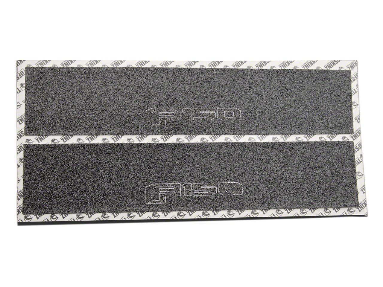 F-150 Front Door Sill Protection with F-150 Logo; TUF-LINER Black ...