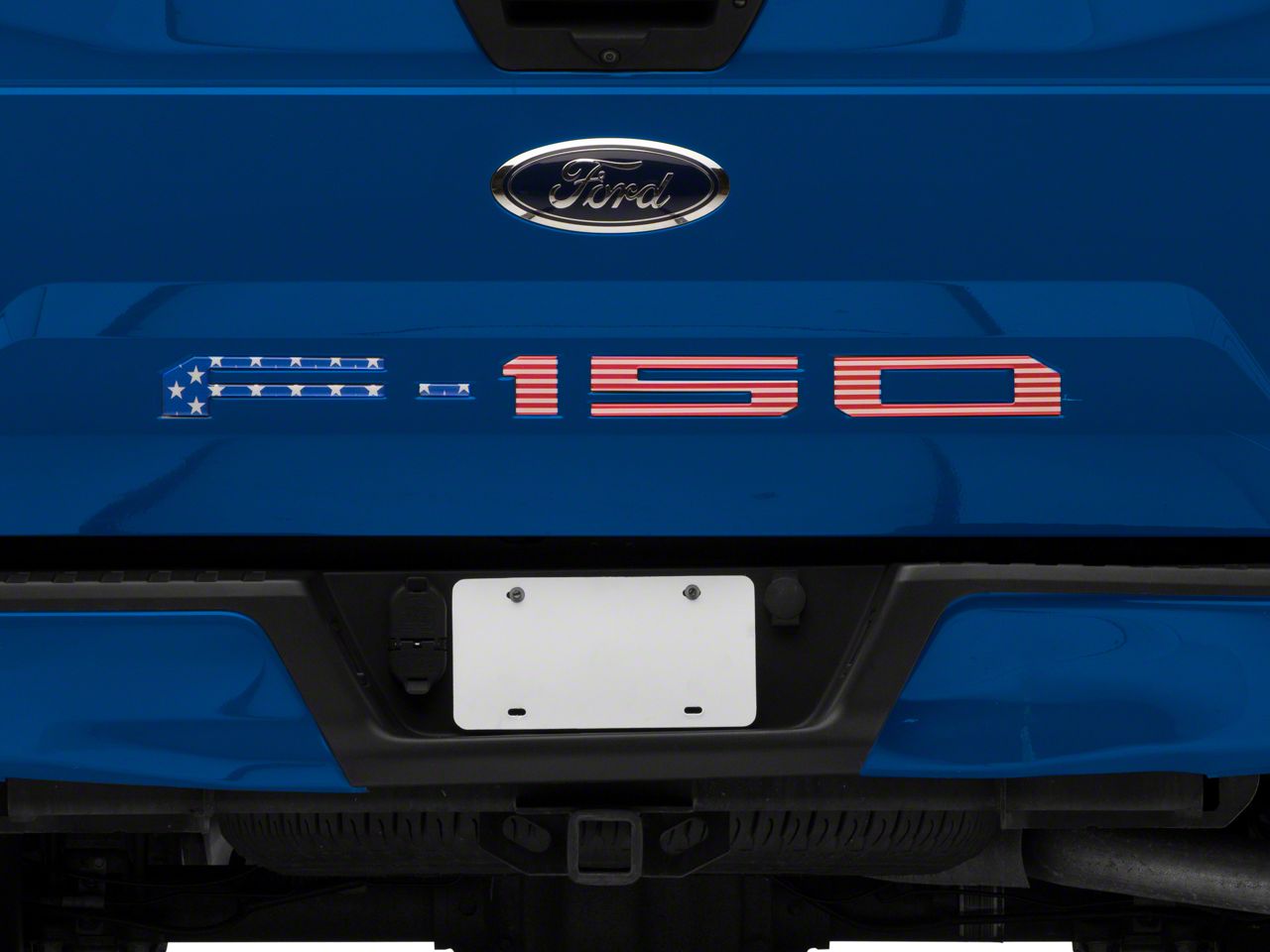 F-150 Tailgate Insert Letters; American Flag Edition (18-20 F-150 w/o ...