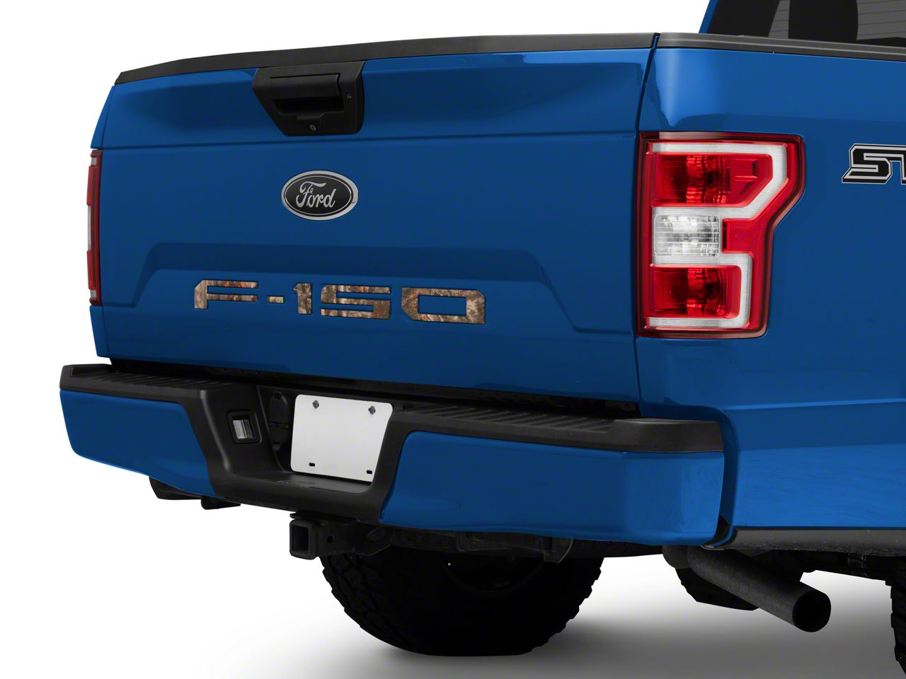 F-150 Tailgate Insert Letters; Camouflage (18-20 F-150 w/o Tailgate ...