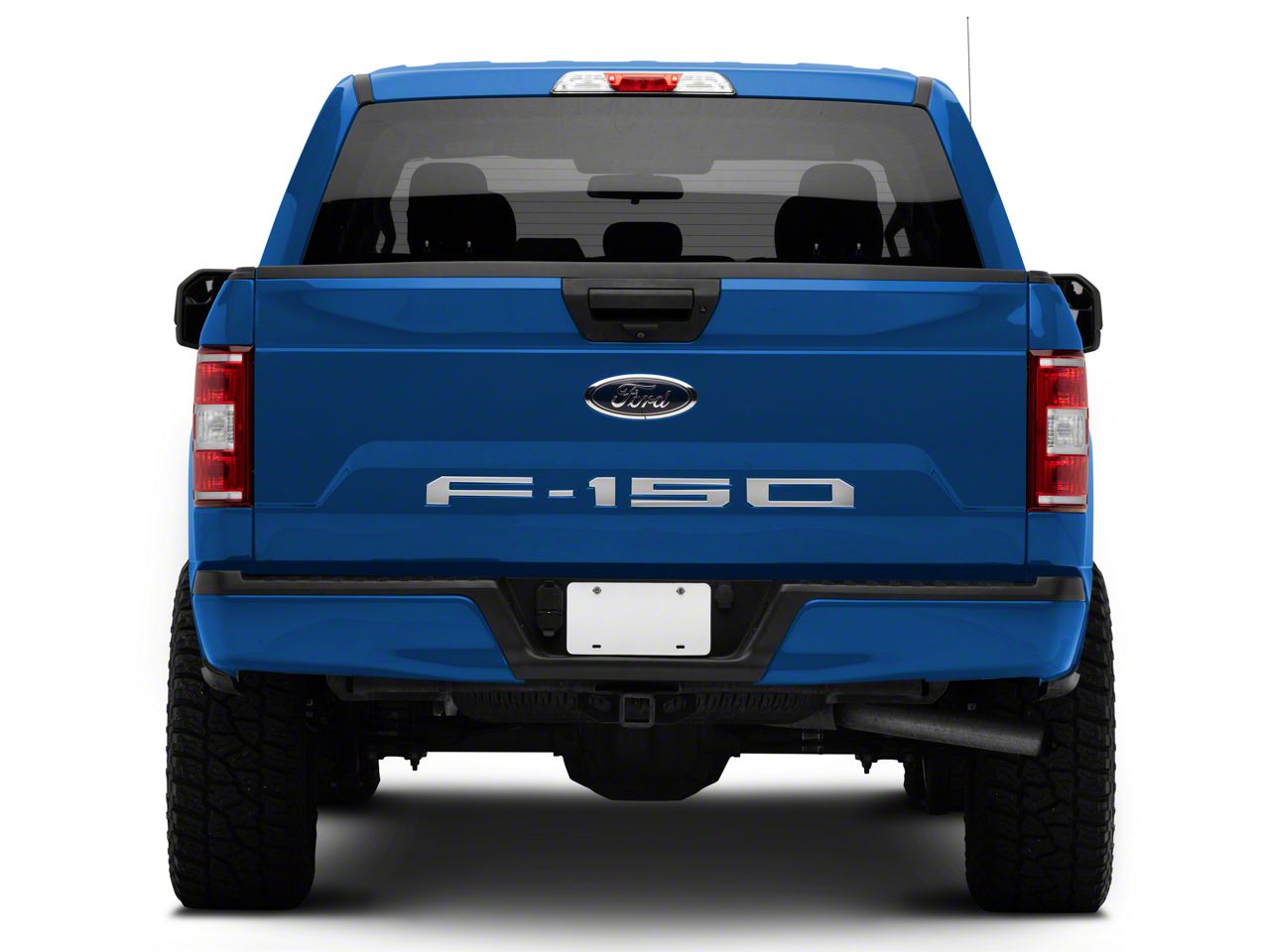 F-150 Tailgate Insert Letters; Liquid Chrome (18-20 F-150 w/o Tailgate ...