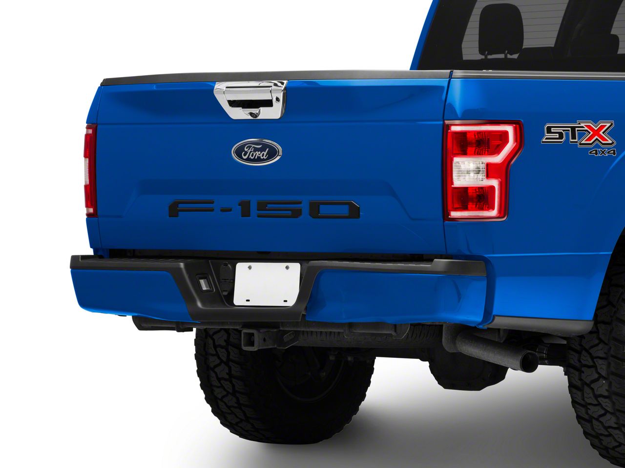 F-150 Tailgate Insert Letters; Matte Black (18-20 F-150 w/o Tailgate ...