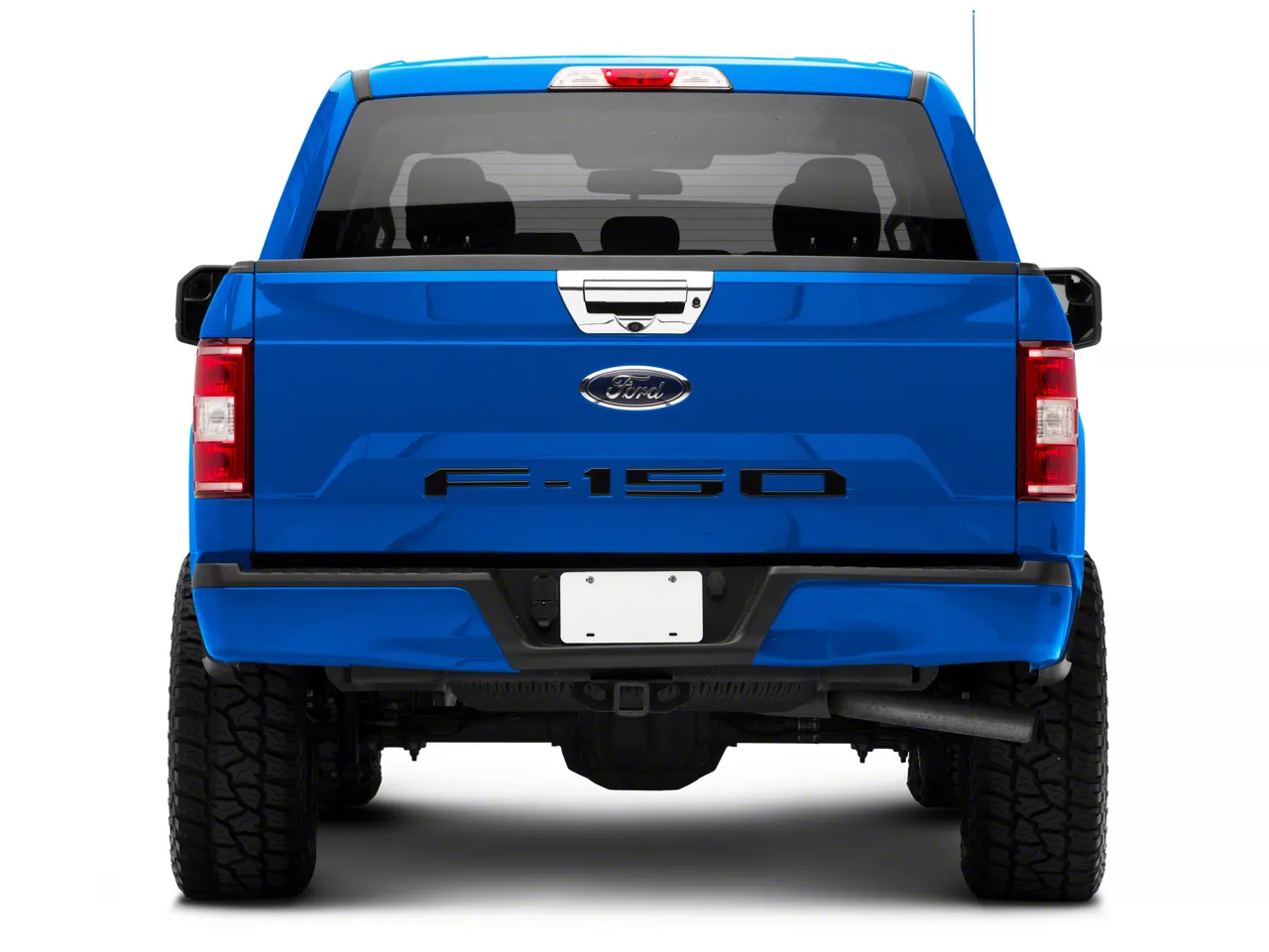 F-150 Tailgate Insert Letters; Matte Black (18-20 F-150 w/o Tailgate ...