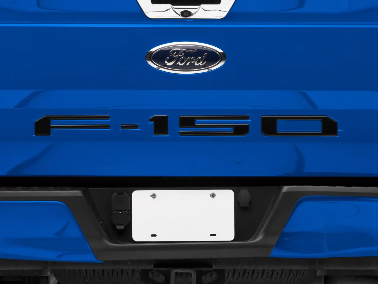 F-150 Tailgate Insert Letters; Matte Black (18-20 F-150 w/o Tailgate ...