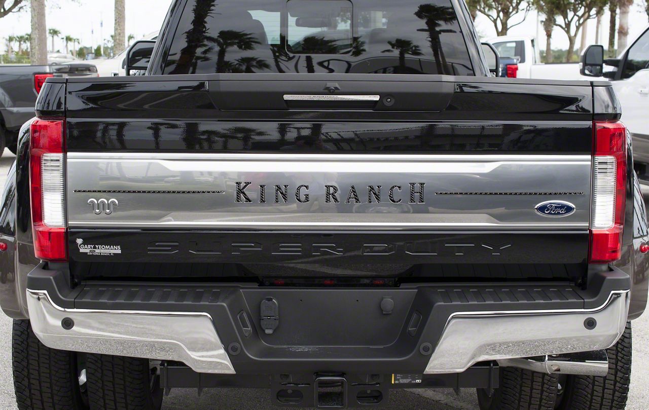 F-350 Super Duty Tailgate Insert Letters; Domed Carbon Fiber (17-19 F ...