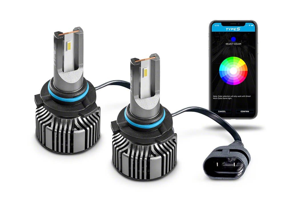 TYPE S Silverado 1500 Smart UltraBright LED Light Bulbs; 9005/9006 ...
