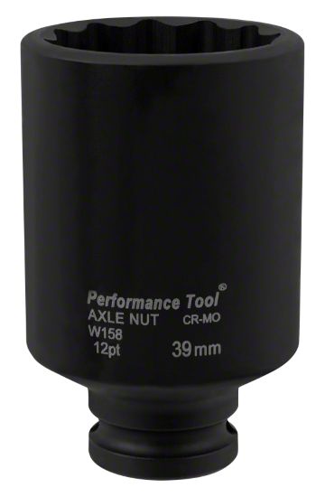 Universal AT 39mm 12-Point Axle Nut Socket - Free Shipping