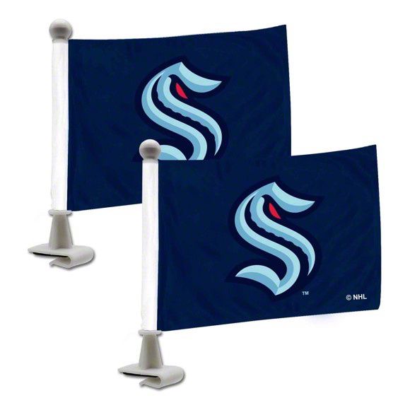 Universal AT Ambassador Flags with Seattle Kraken Logo; Blue (Universal ...
